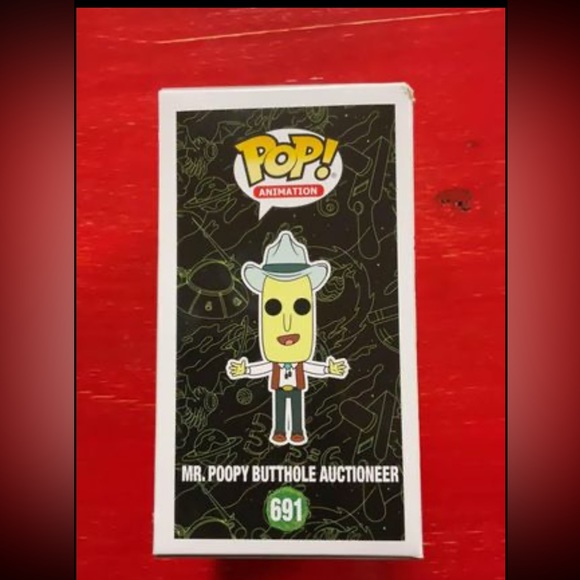 Funko | Toys | Funko Pop Mr Poopy Butthole Auctioneer Rick And Morty ...